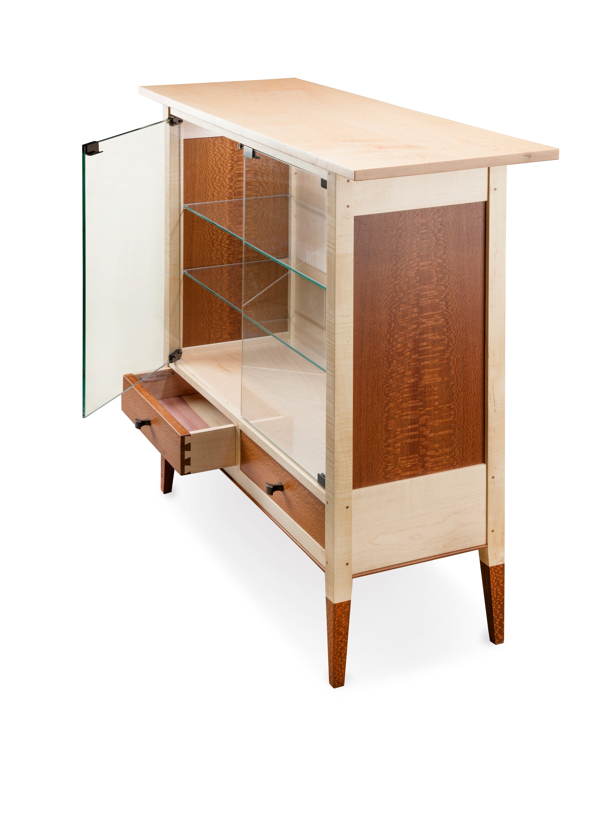 Maple Display Case – THOMAS WILLIAM FURNITURE